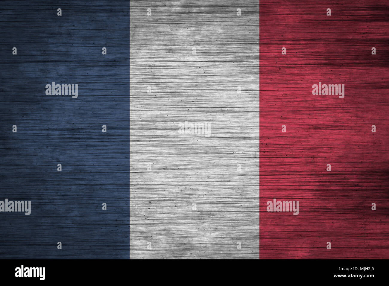 France flag on wood texture Stock Photo - Alamy