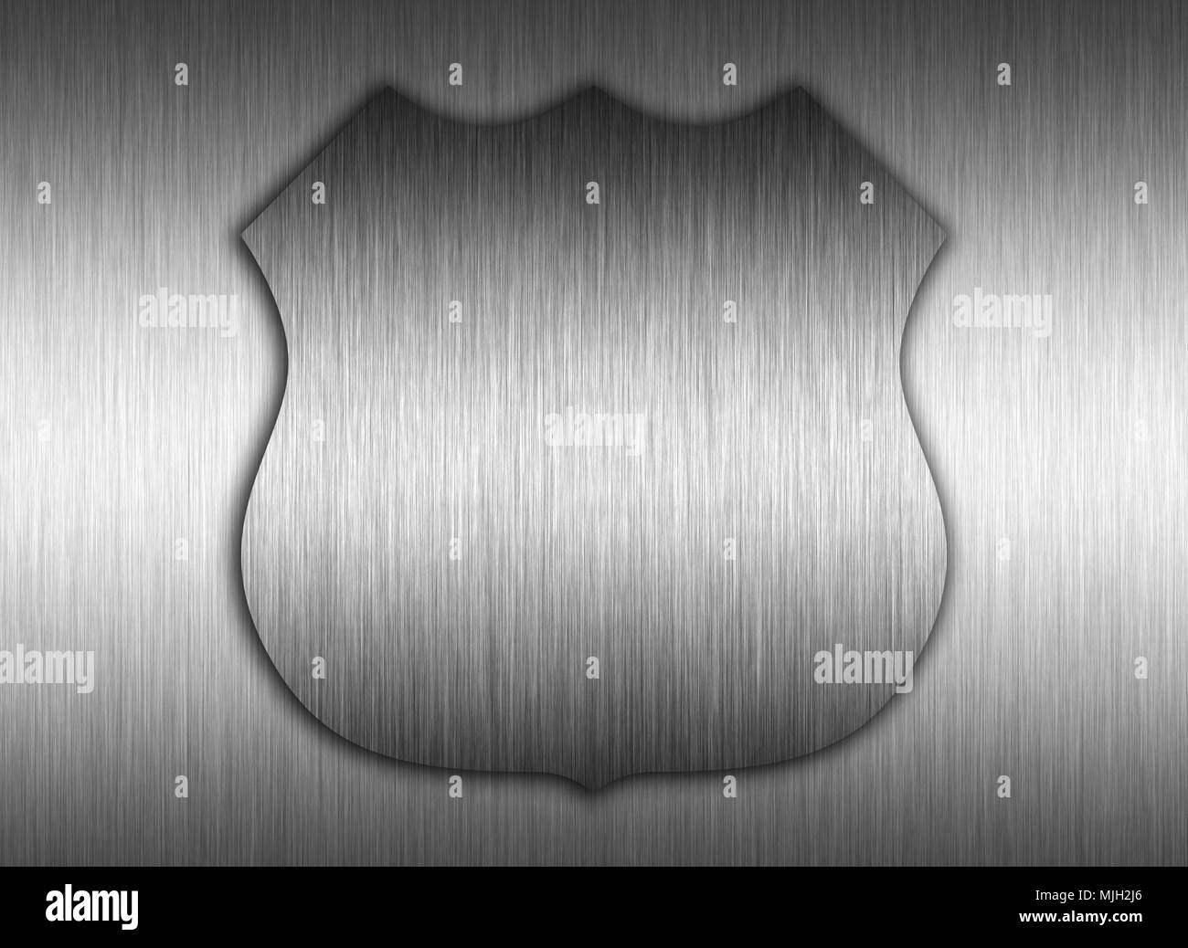 Shield Metal background Stock Photo - Alamy