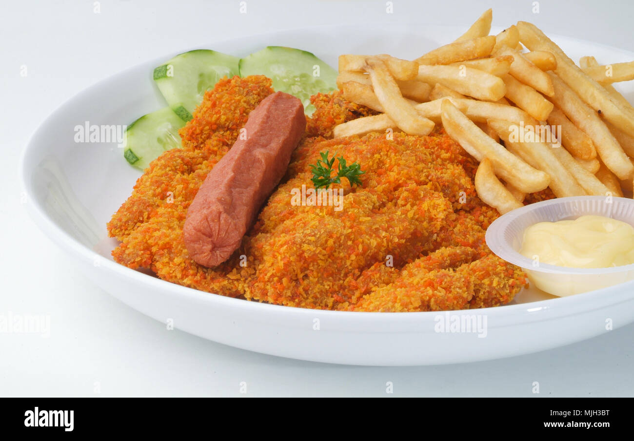 chicken chop on the background Stock Photo - Alamy