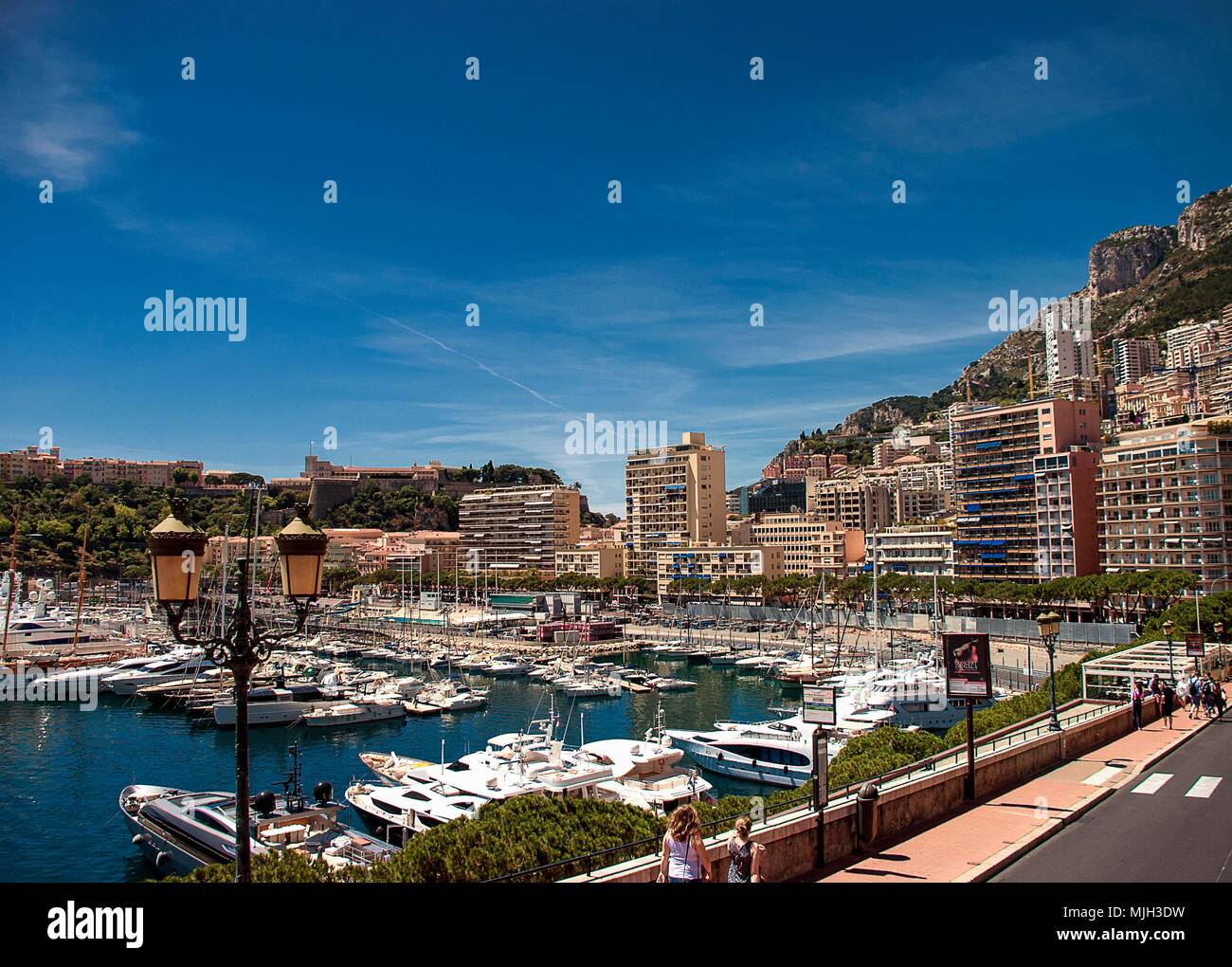 View of Hercules Port, Monte Carlo Stock Photo - Alamy
