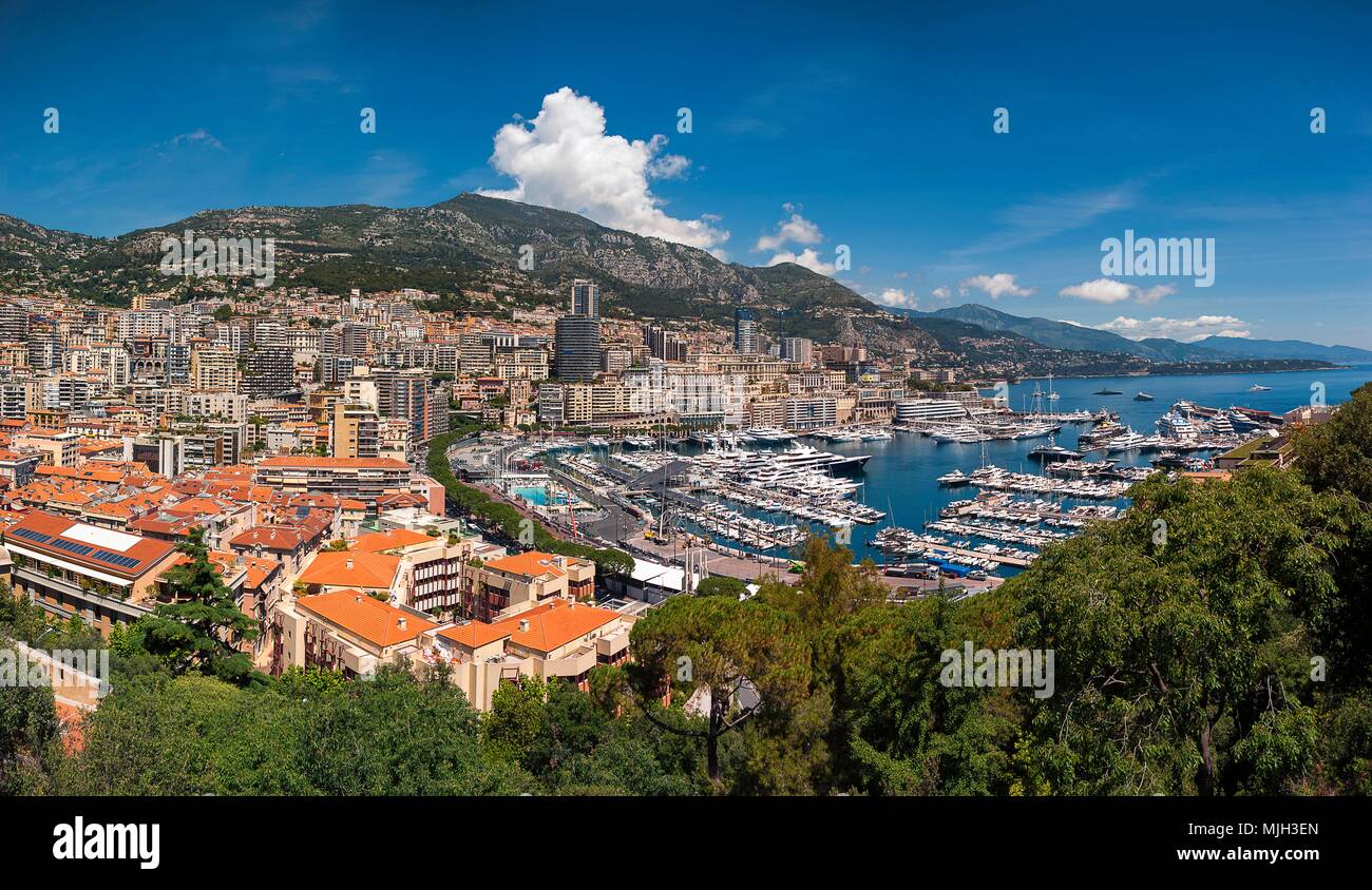 View of Hercules Port, Monte Carlo Stock Photo - Alamy