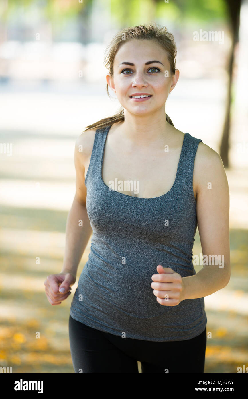 Swedish woman happy running hi-res stock photography and images - Alamy