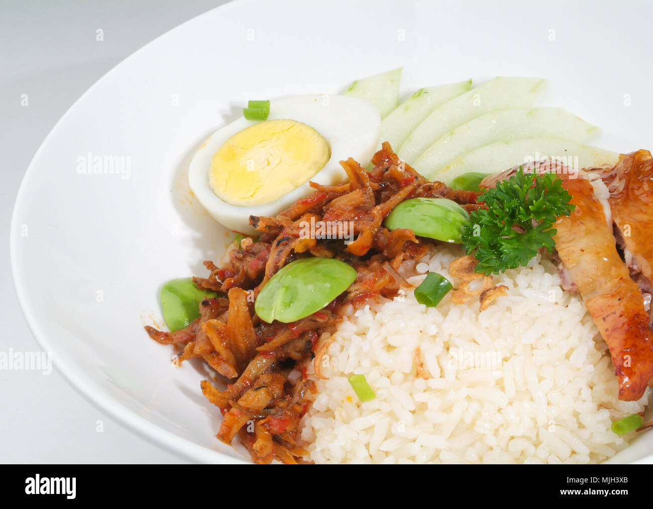 asia food and rice malaysia Stock Photo - Alamy