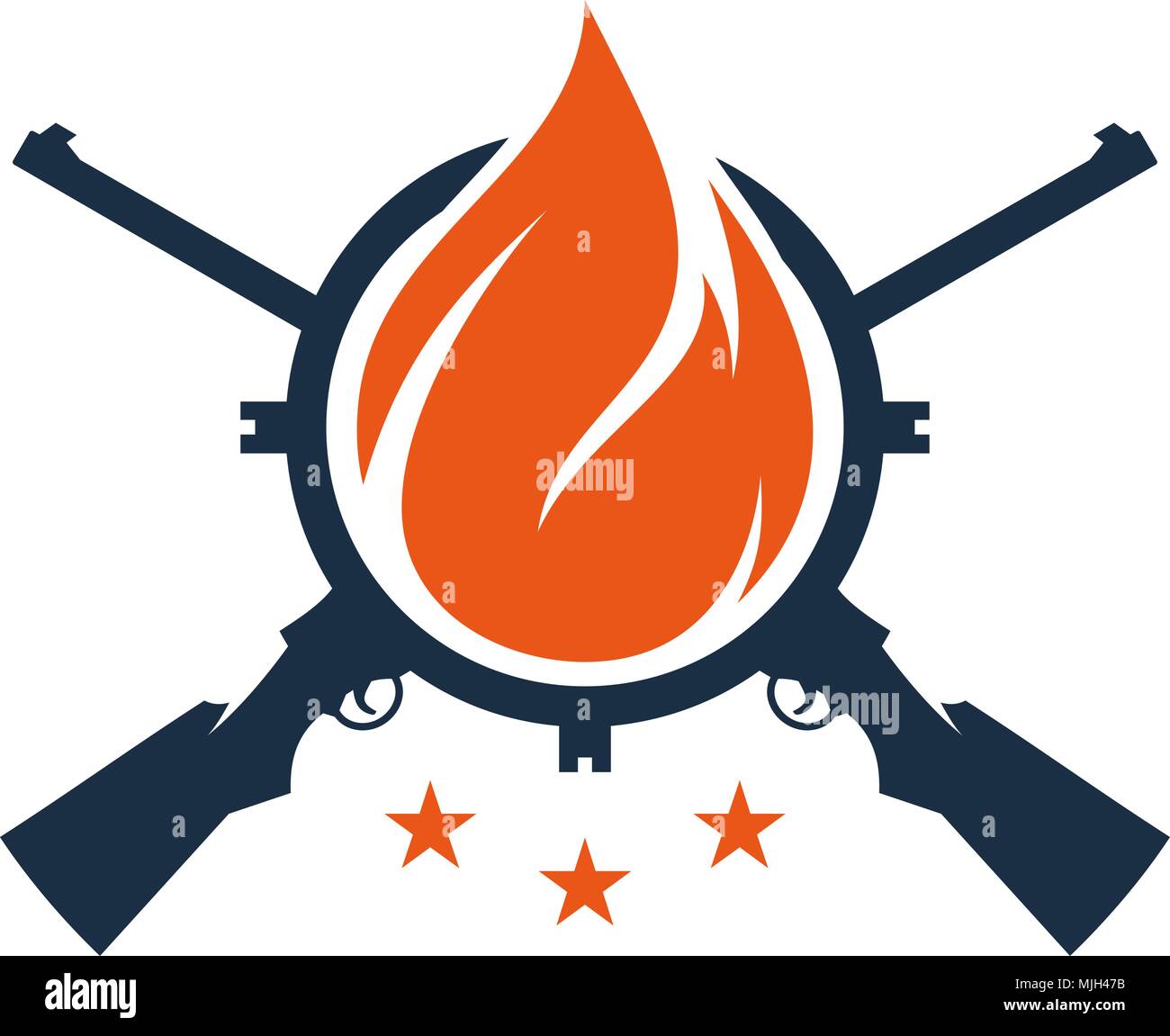 Hunting Icon Logo Design Element Stock Vector Image & Art - Alamy