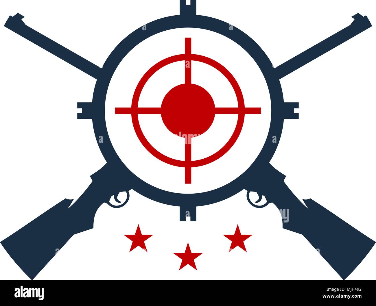 Hunting Icon Logo Design Element Stock Vector Image & Art - Alamy