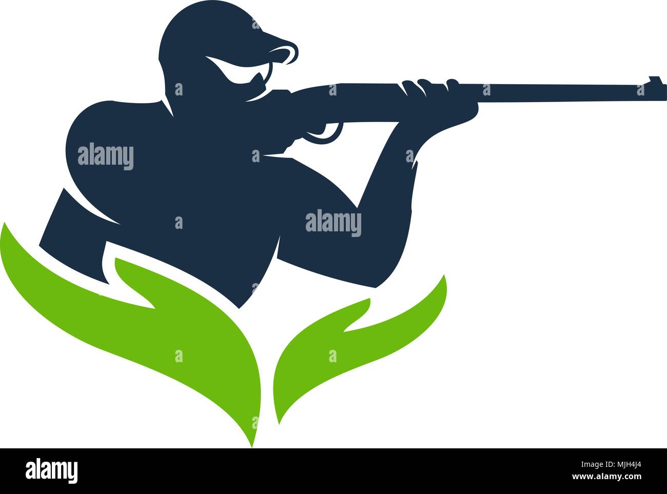 Hunting Icon Logo Design Element Stock Vector Image & Art - Alamy