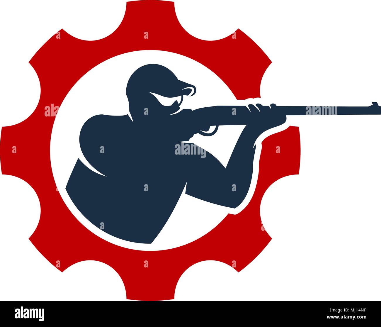 Hunting Icon Logo Design Element Stock Vector Image & Art - Alamy