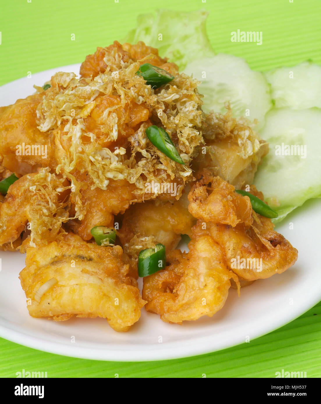 fried prawn food on the background Stock Photo - Alamy