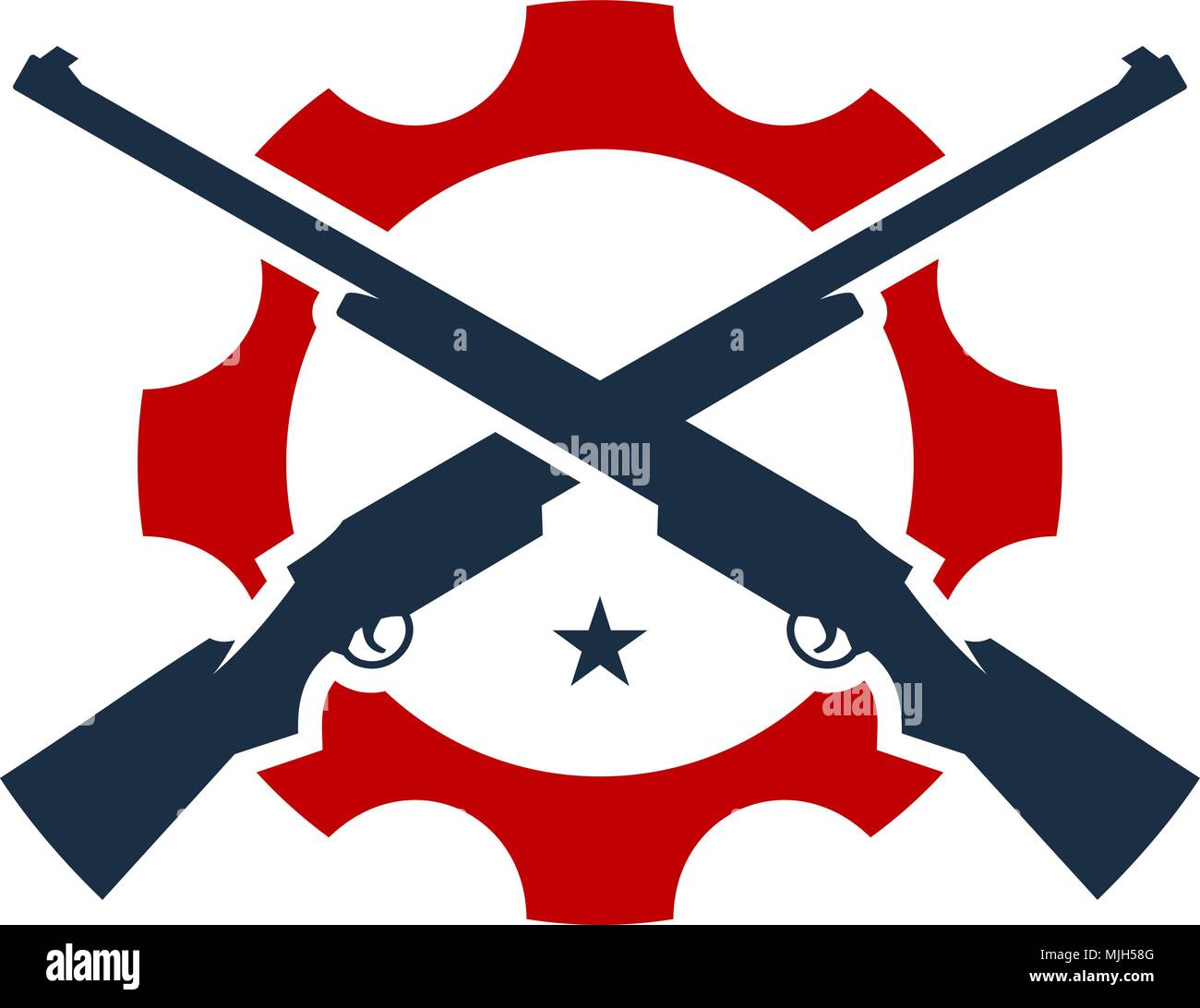 Hunting Icon Logo Design Element Stock Vector Image & Art - Alamy