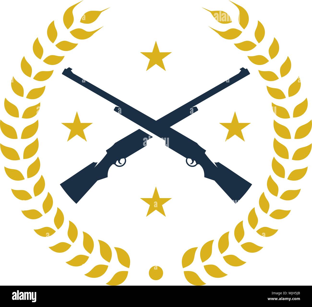 Hunting Icon Logo Design Element Stock Vector Image & Art - Alamy