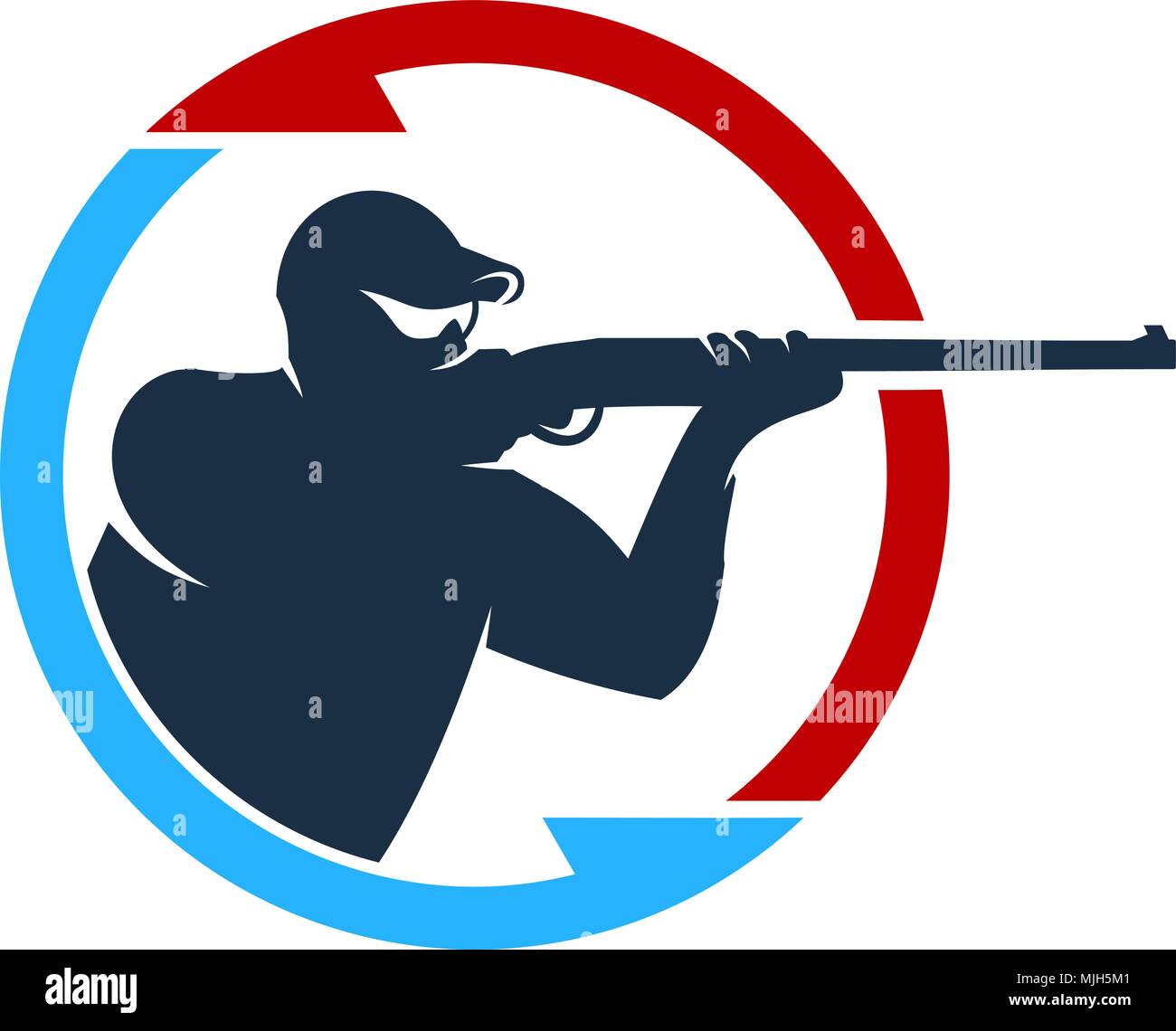 Hunting Icon Logo Design Element Stock Vector Image & Art - Alamy