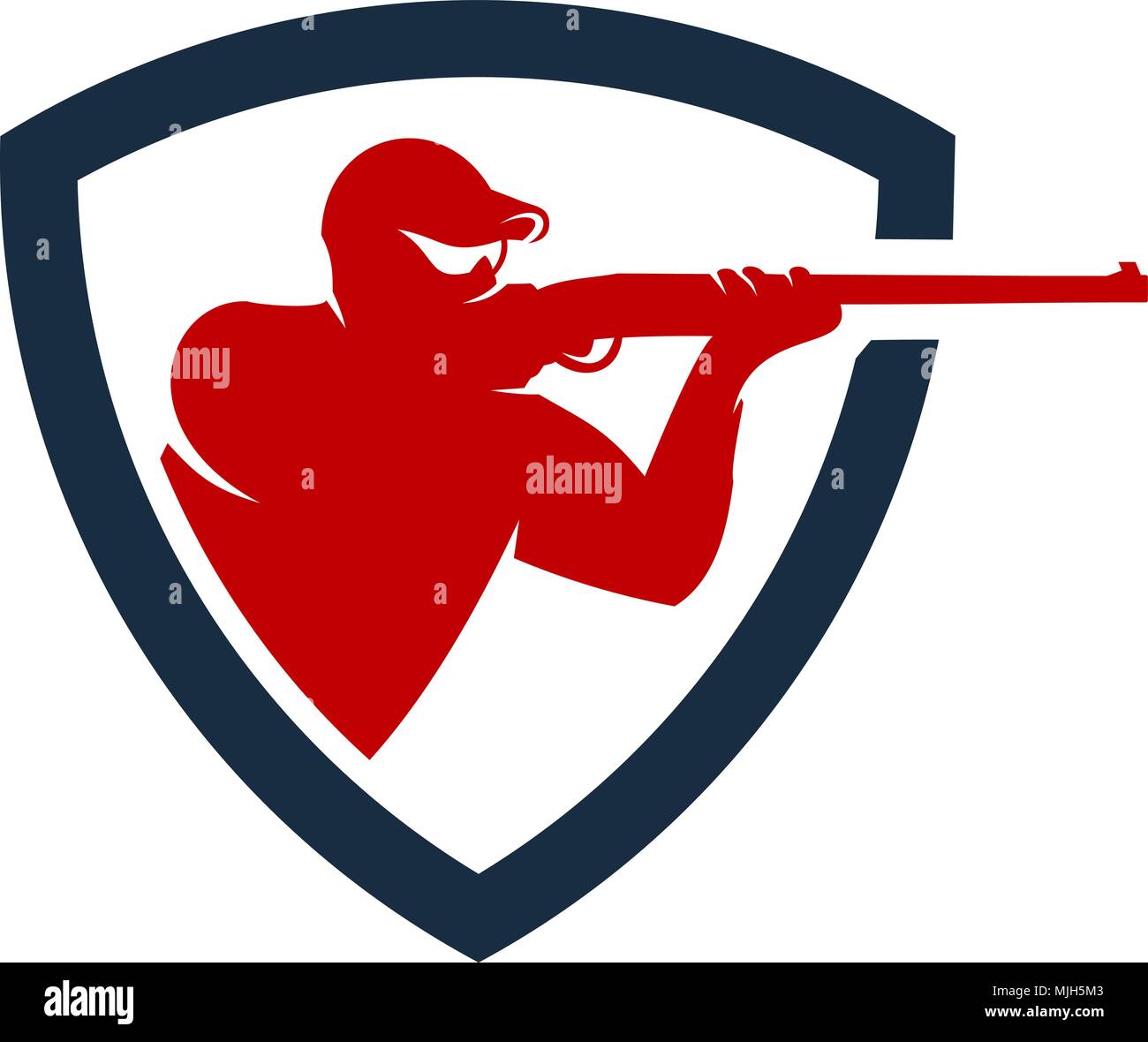 Hunting Icon Logo Design Element Stock Vector Image & Art - Alamy