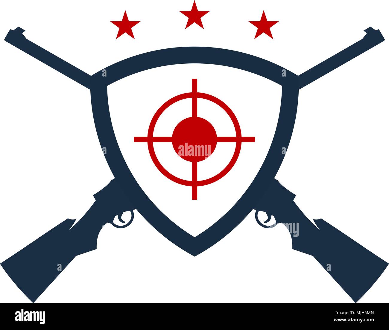 Hunting Icon Logo Design Element Stock Vector Image & Art - Alamy