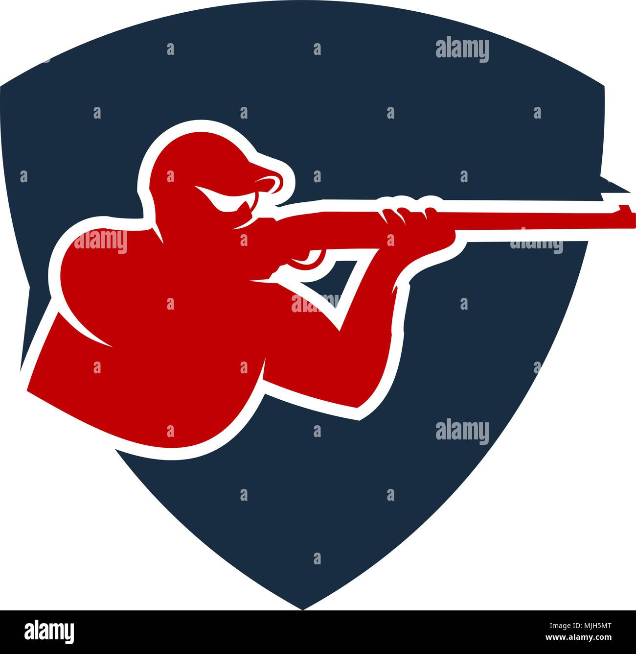 Hunting Icon Logo Design Element Stock Vector Image & Art - Alamy