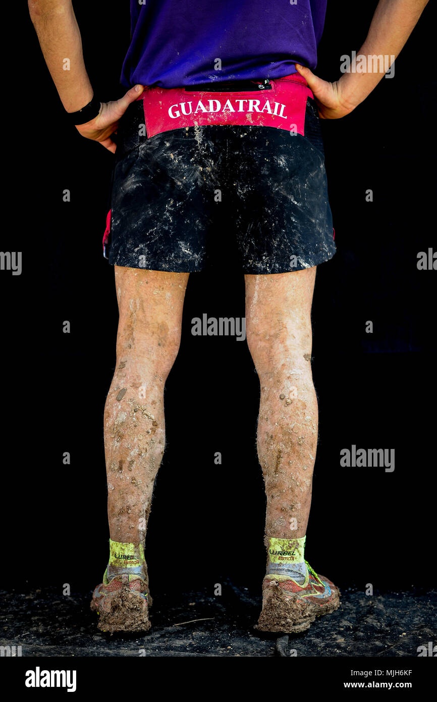 Runners legs after the race Stock Photo - Alamy