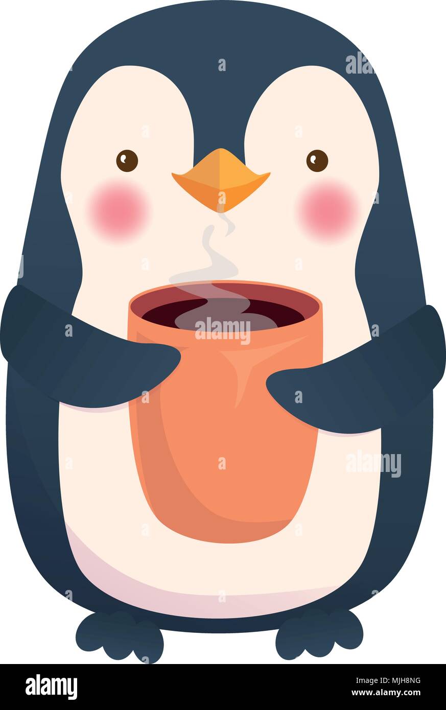 Coffee cup character Stock Vector Images - Alamy