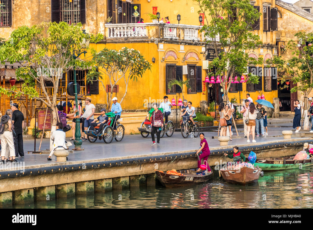 Riverside Hoi An Vietnam Stock Photo - Alamy
