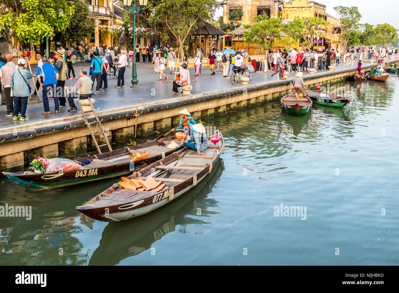 Riverside Hoi An Vietnam Stock Photo - Alamy