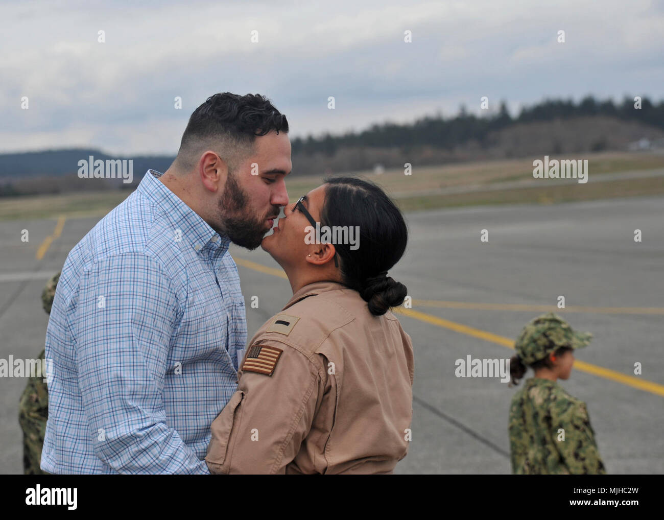 OAK HARBOR, Wash. (Apr. 3, 2018) — Sailors assigned to Patrol Squadron ...