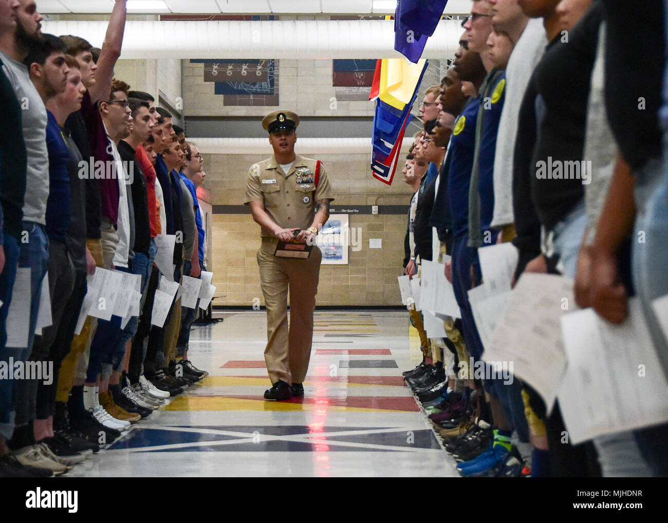 Navy Recruit Candles