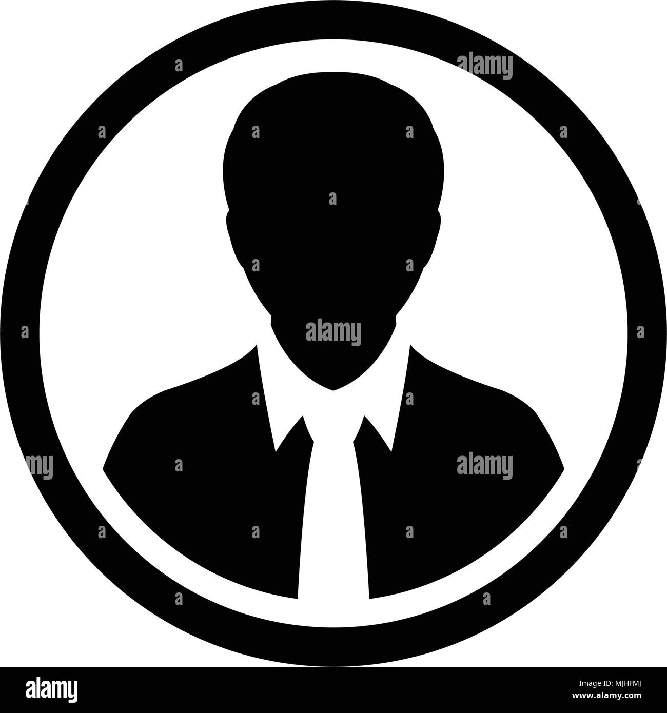 User Icon Vector Male Person Symbol Profile Circle Avatar Sign in Flat ...