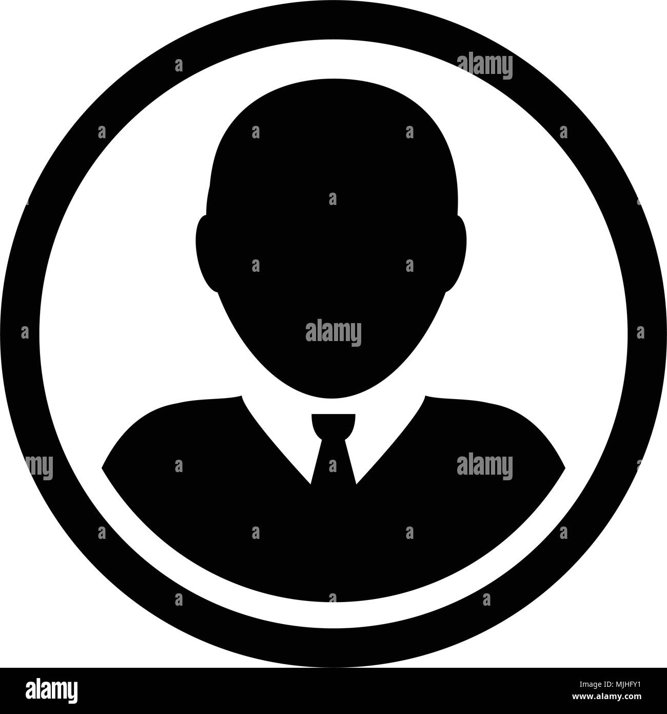 User Icon Vector Male Person Symbol Profile Circle Avatar Sign in Flat ...