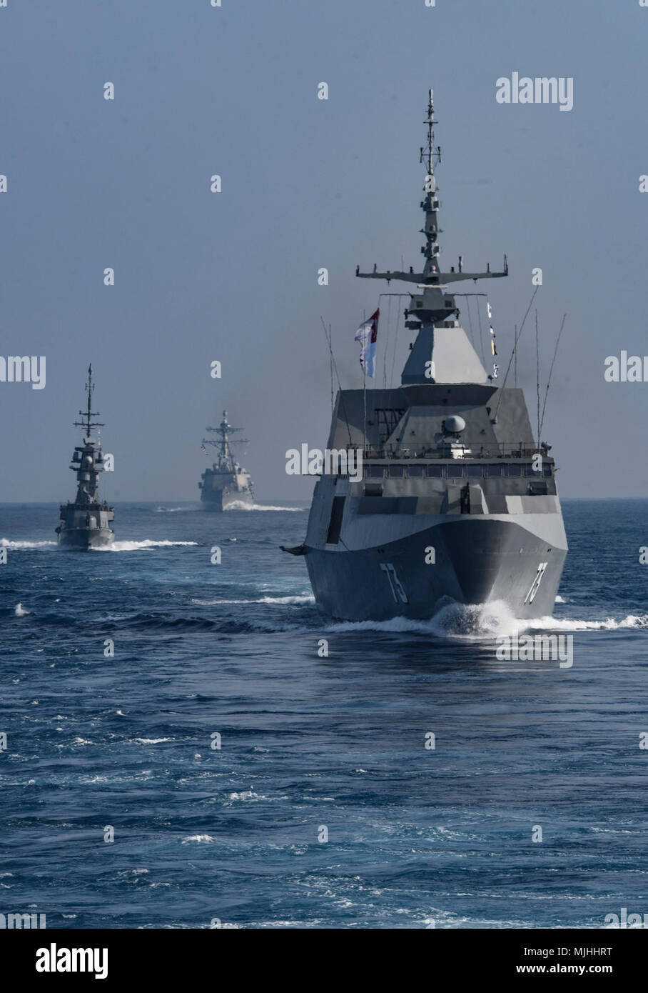 SOUTH CHINA SEA (April 6, 2018) The Republic of Singapore Navy ...