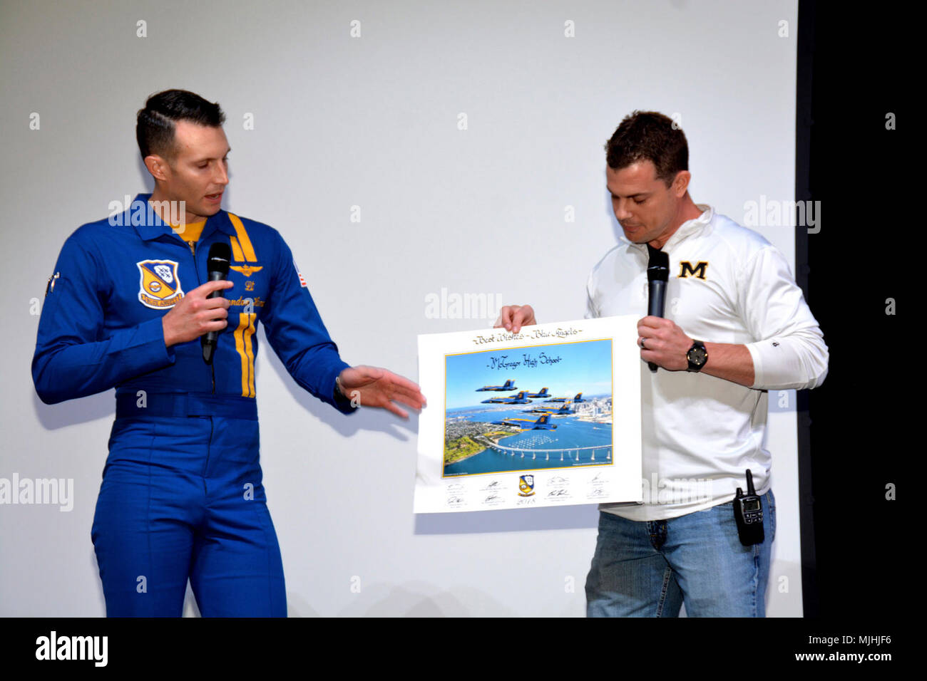 MCGREGOR, Texas – (April 6, 2018) Wamego, Kan., native Navy Lt. Brandon ...