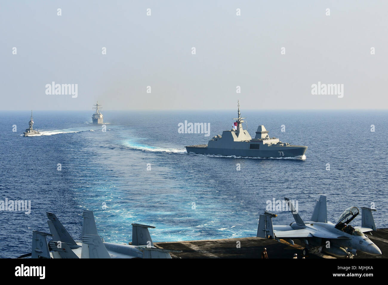 SOUTH CHINA SEA (April 6, 2018) The Republic of Singapore Navy ...