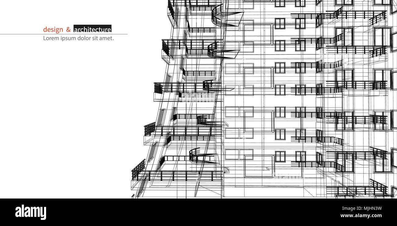 Schematic elevation Stock Vector Images - Alamy
