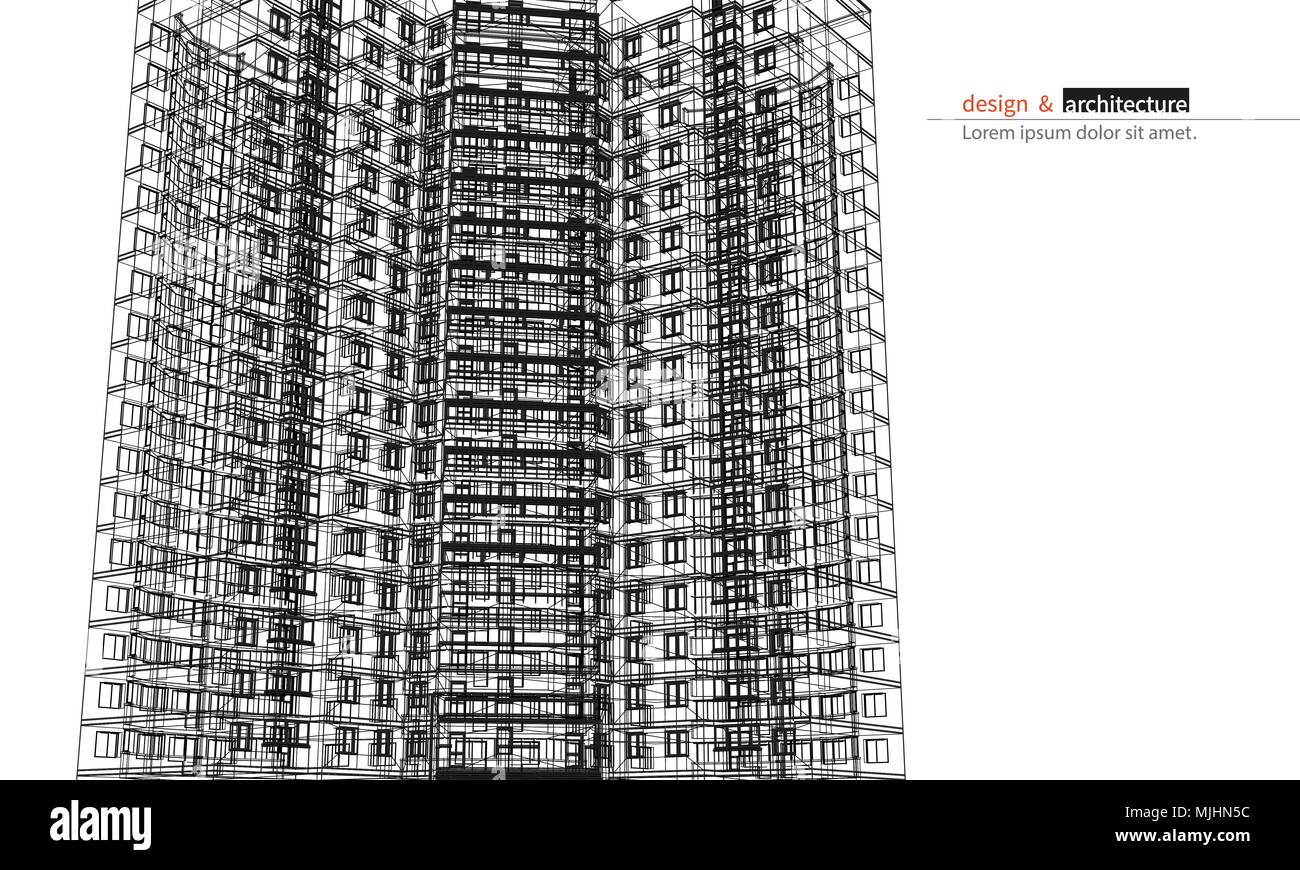 3d rendering building plan hi-res stock photography and images - Alamy