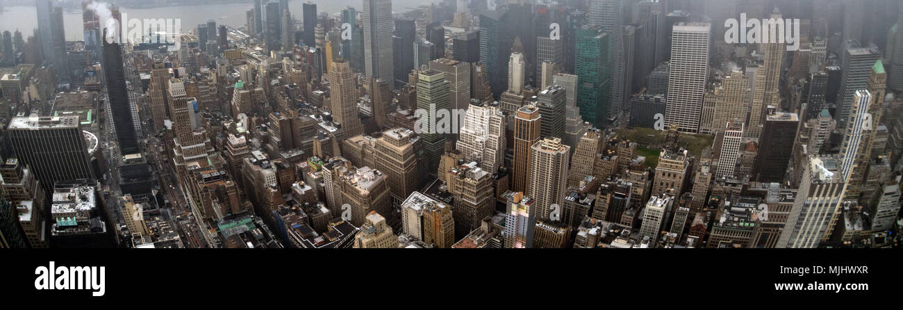 roof and water towers on top of new york manhattan skyscrapers building ...