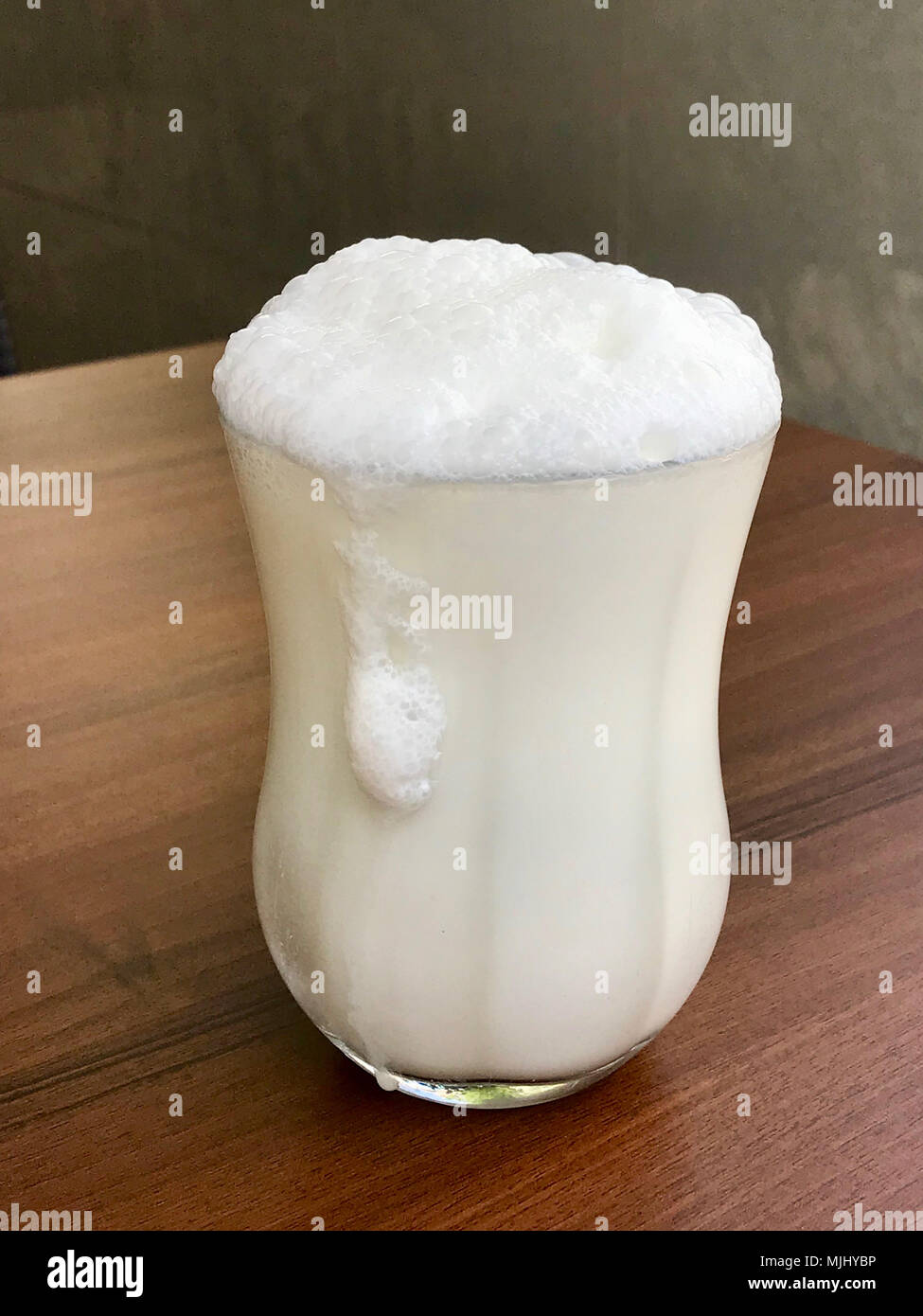 Turkish Drink Ayran or Kefir / Buttermilk made with yogurt. Traditional ...