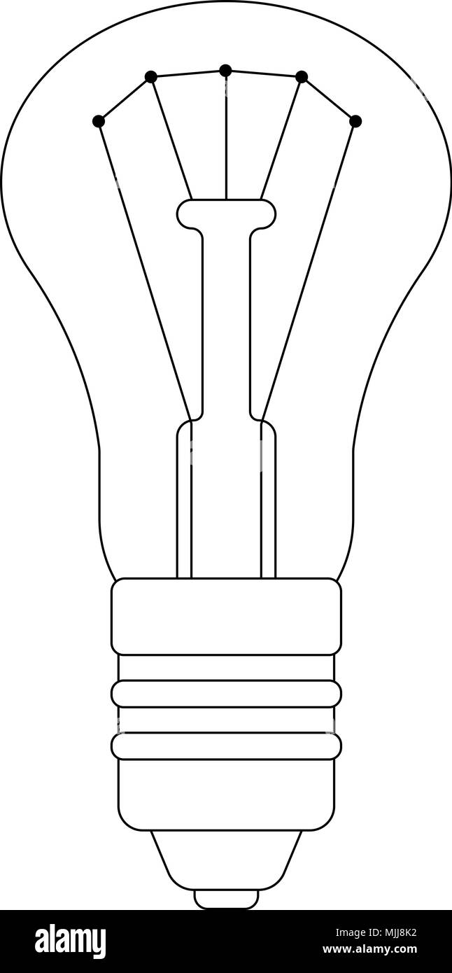 Hanging lightbulb isolated Stock Vector Images - Alamy