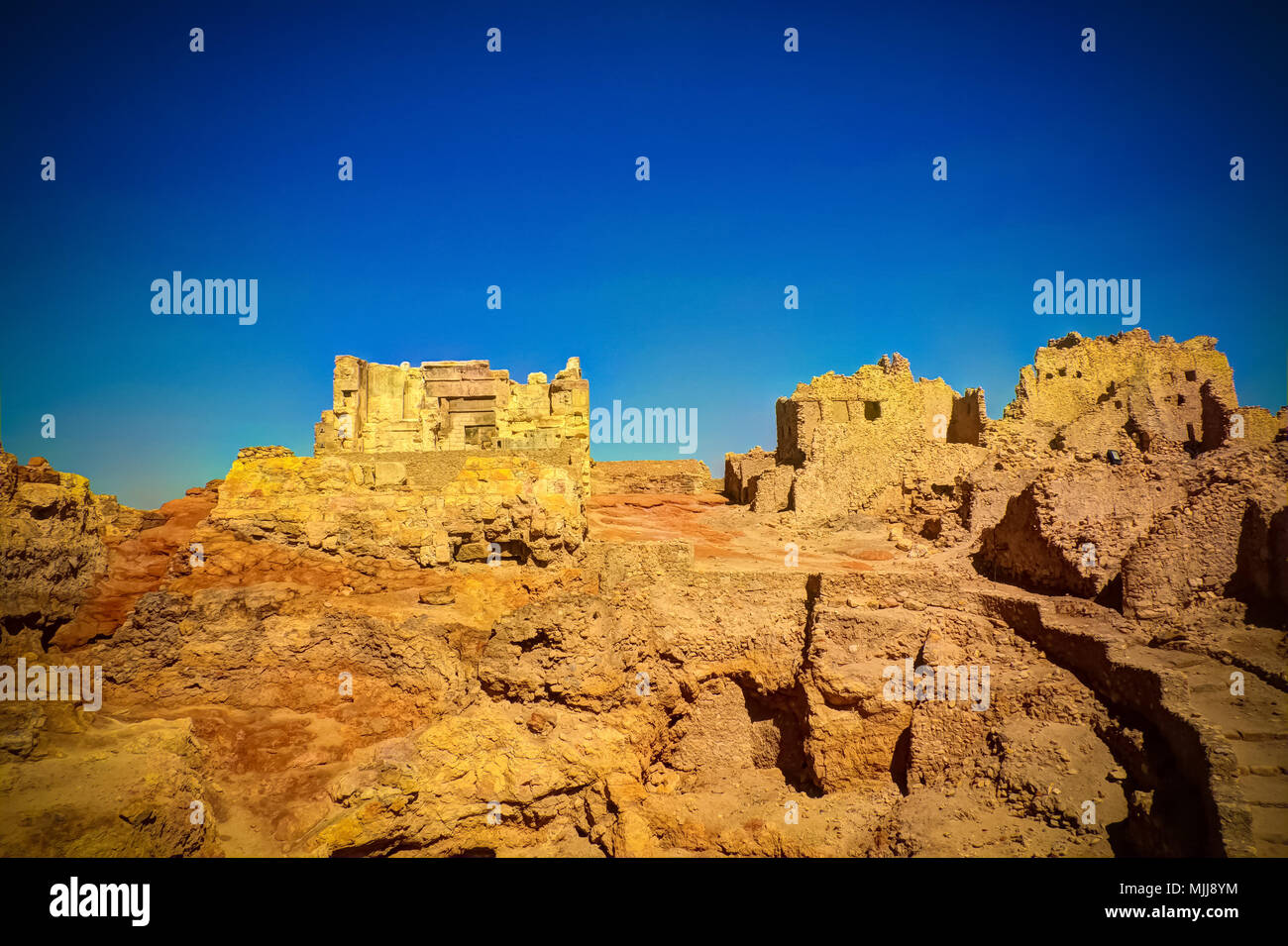 Ruins of the Amun Oracle temple in Siwa oasis, Egypt Stock Photo - Alamy