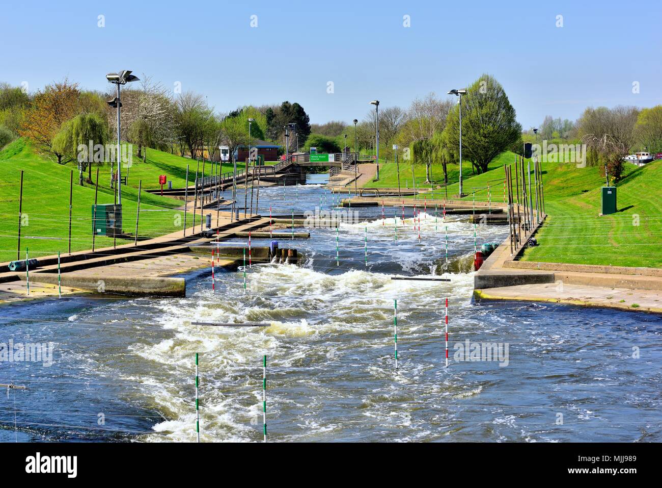 White water rafting course National Watersports Centre Holme Pierrepont ...