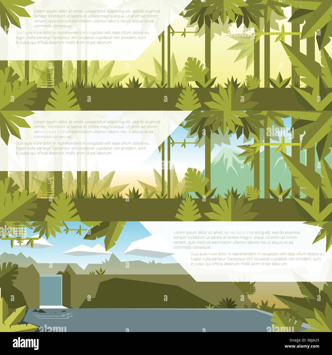 Jungle jungles Stock Vector Images - Alamy