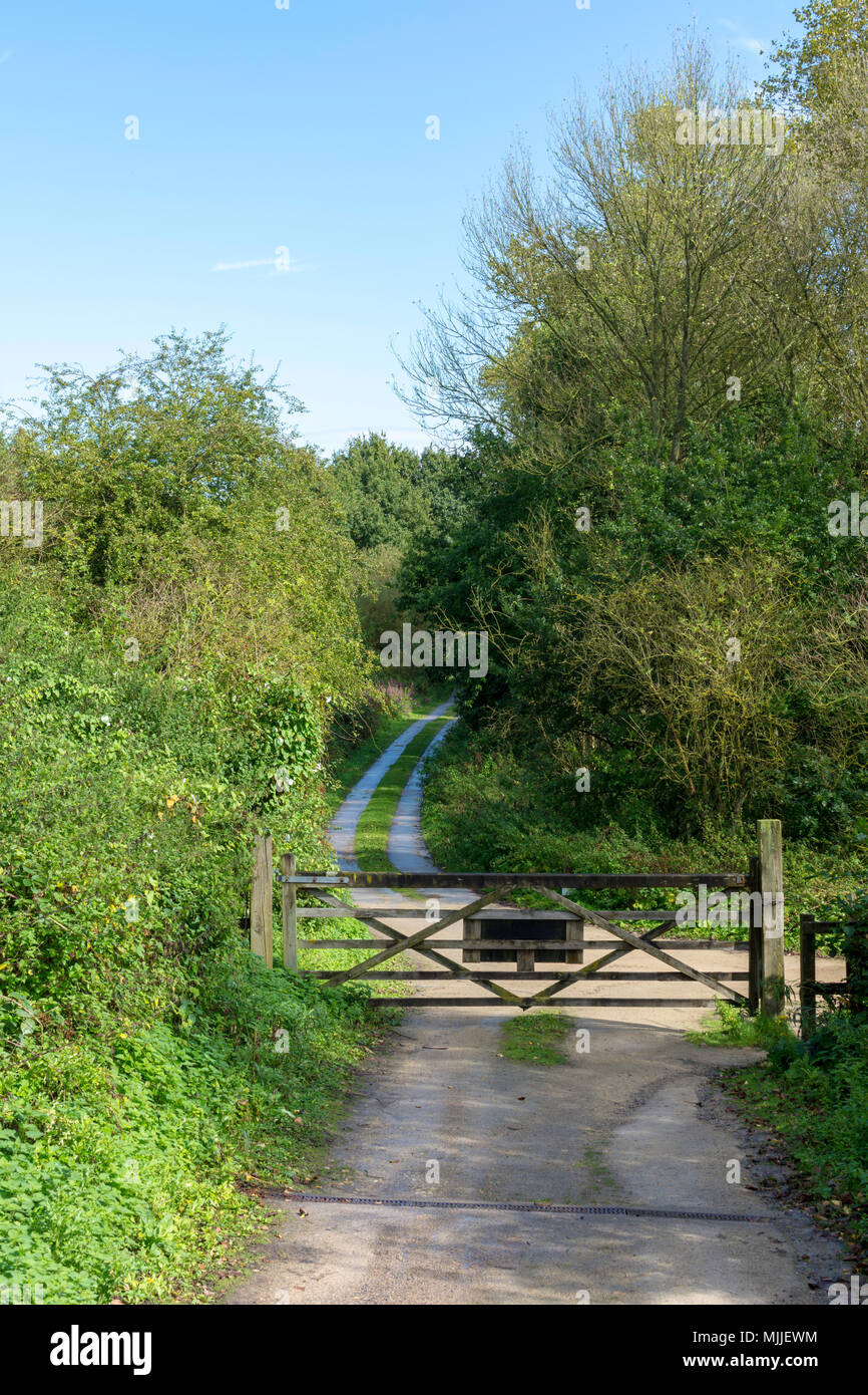 Road blocking gate hi-res stock photography and images - Alamy