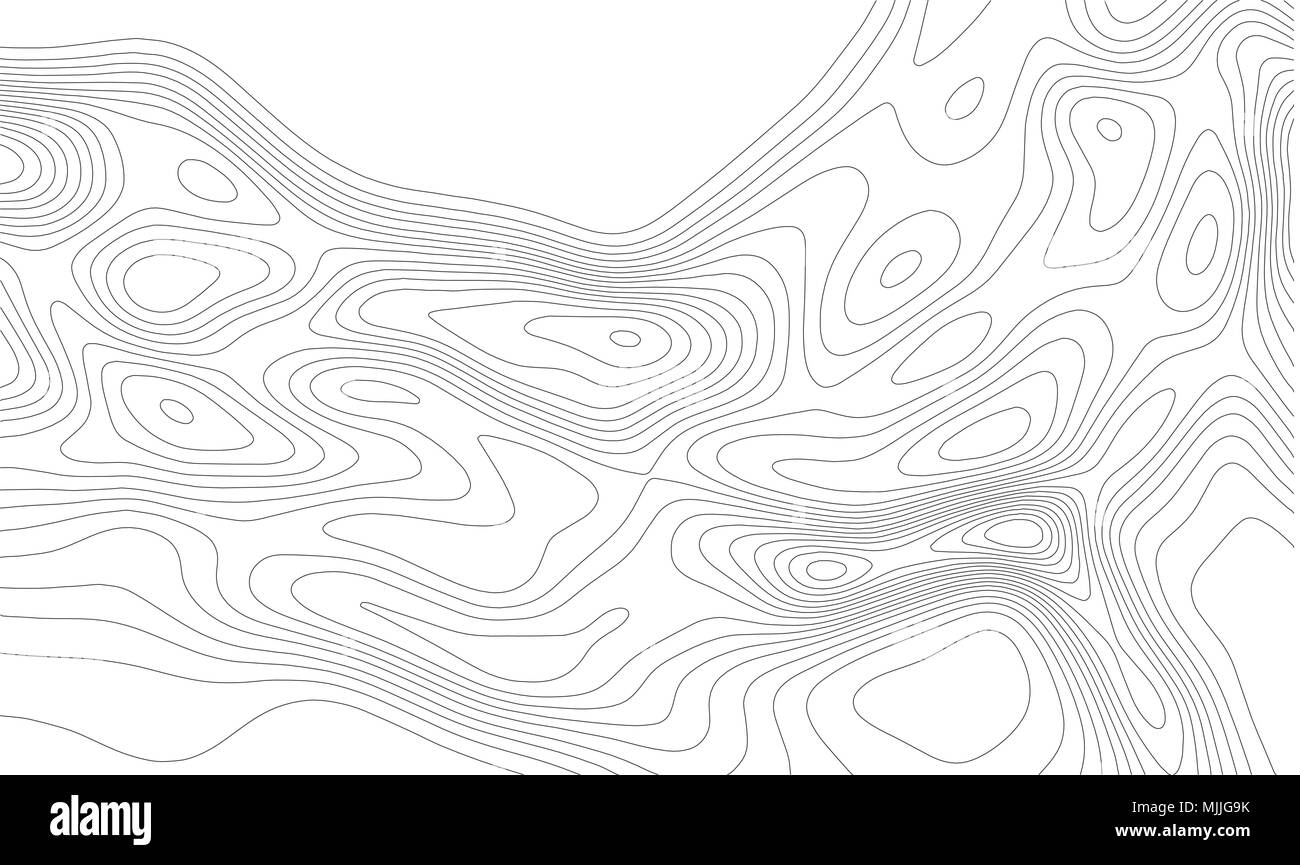 Topographic map contour background. Topo map with elevation. Contour ...