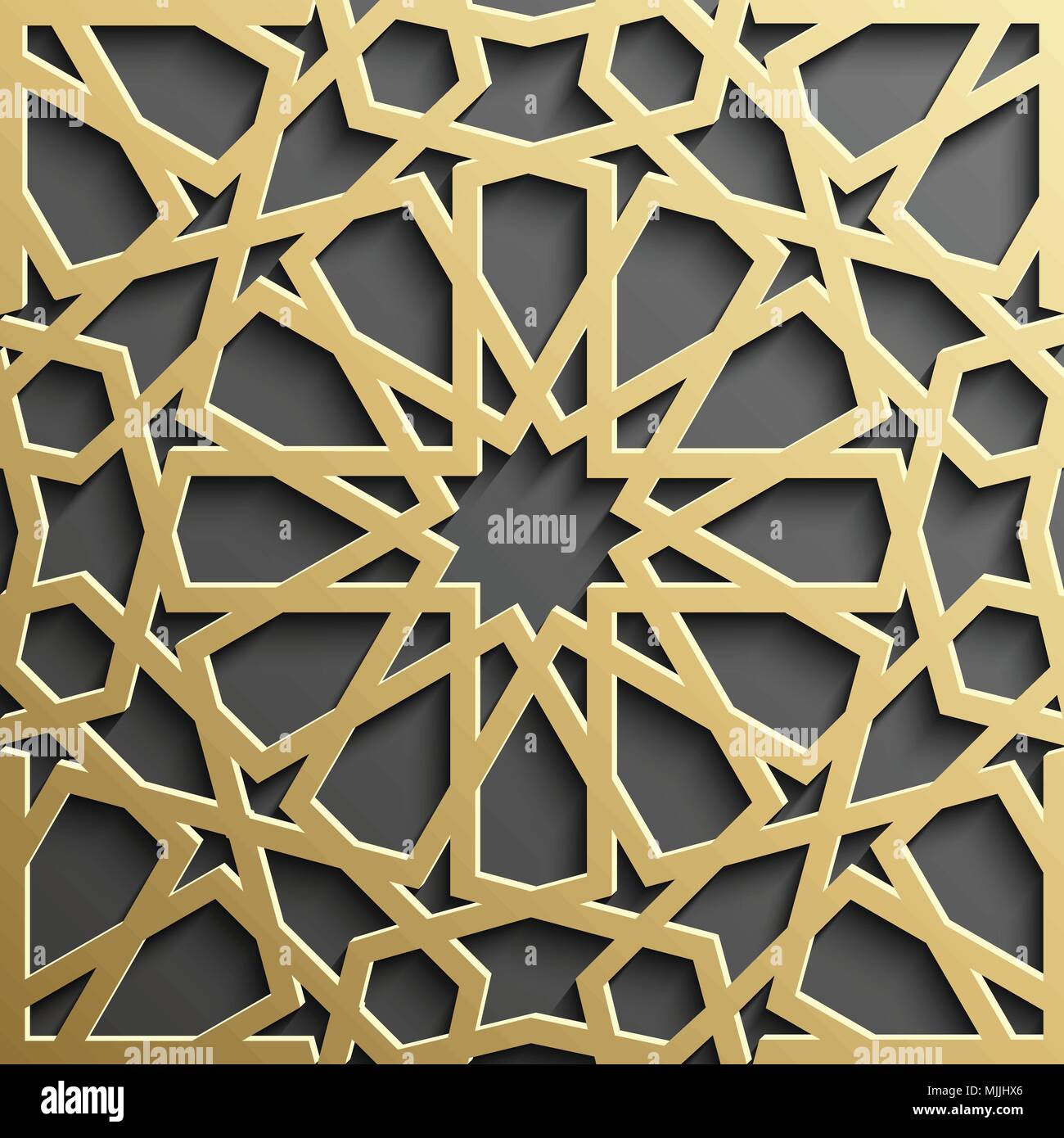 Seamless islamic pattern 3d . Traditional Arabic design element Stock ...