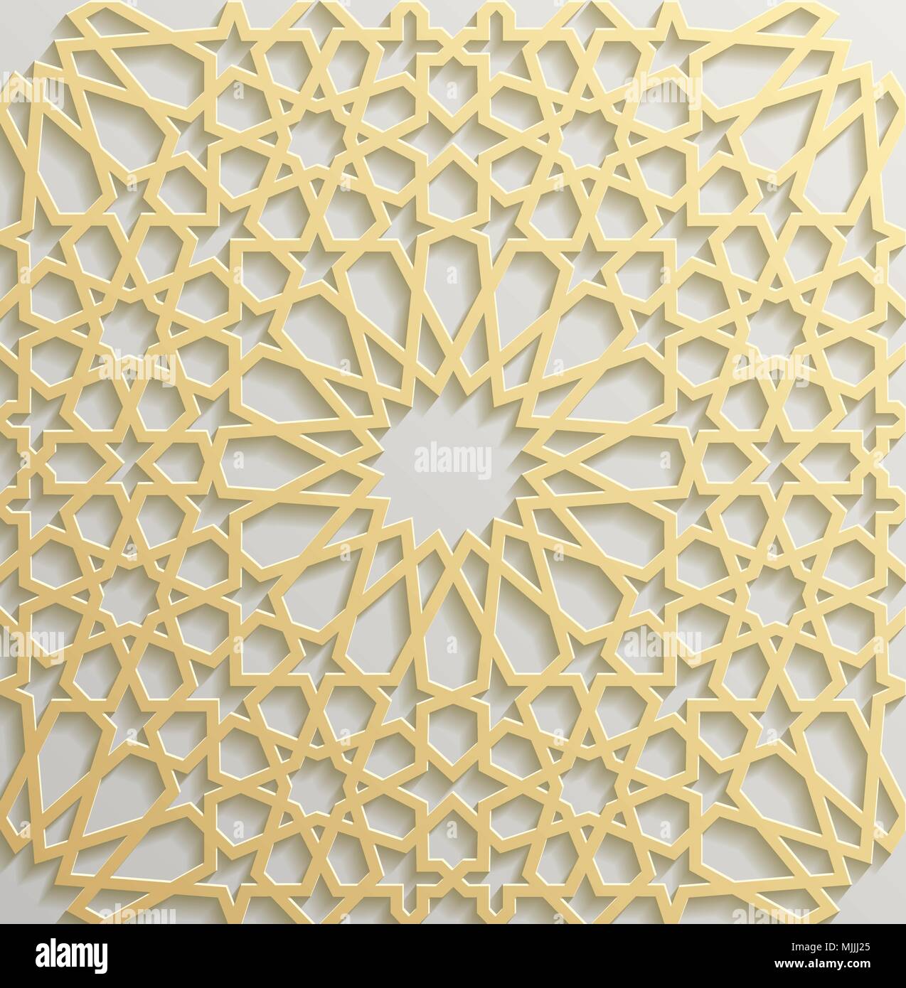 Seamless islamic pattern 3d . Traditional Arabic design element Stock ...