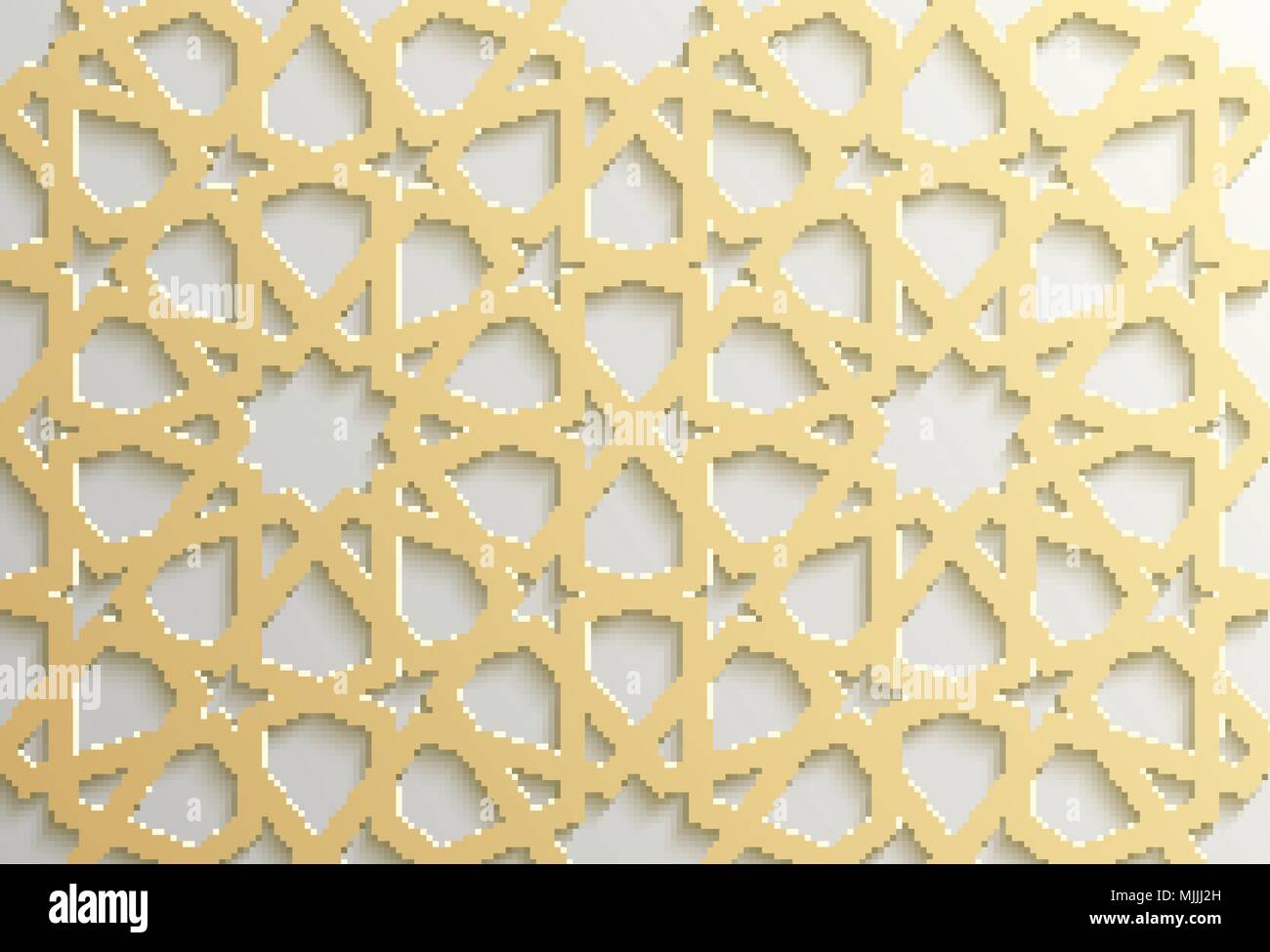 Seamless islamic pattern 3d . Traditional Arabic design element Stock ...