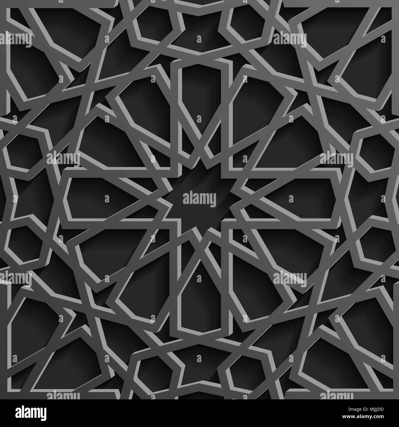 Seamless islamic pattern 3d . Traditional Arabic design element Stock ...