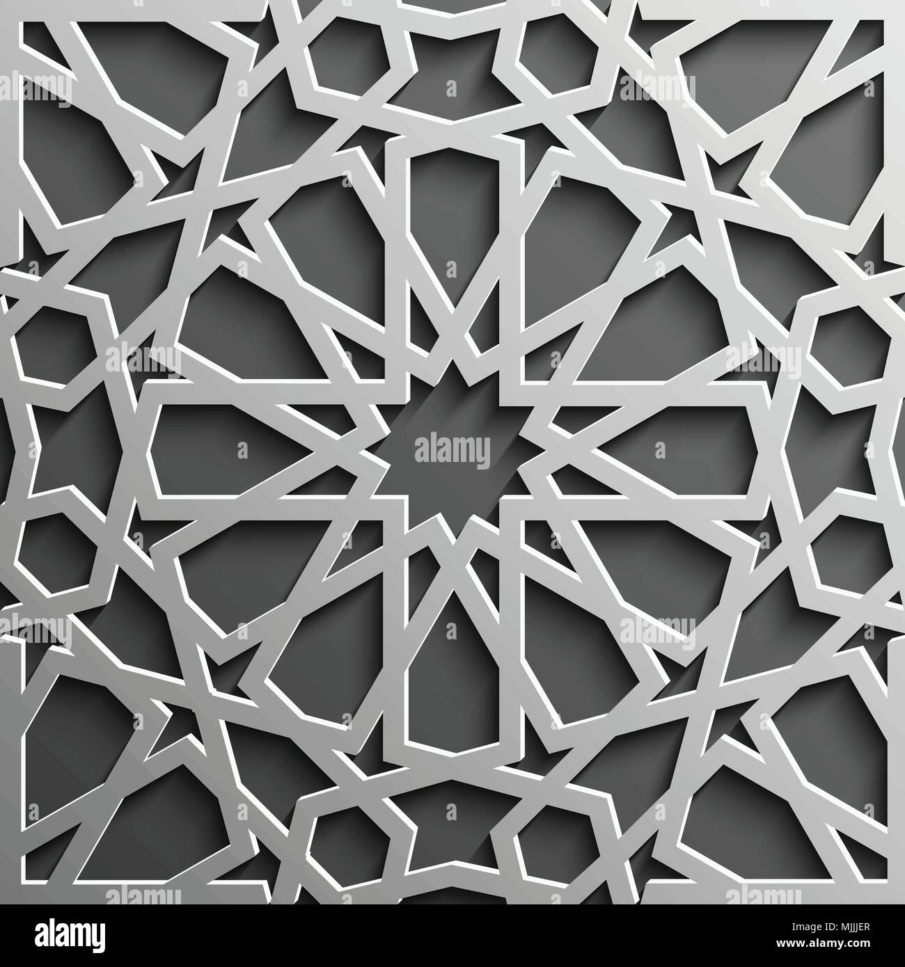 Seamless islamic pattern 3d . Traditional Arabic design element Stock ...