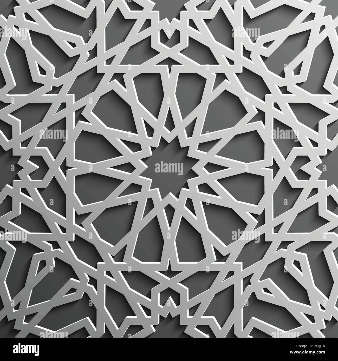 Seamless islamic pattern 3d . Traditional Arabic design element Stock ...