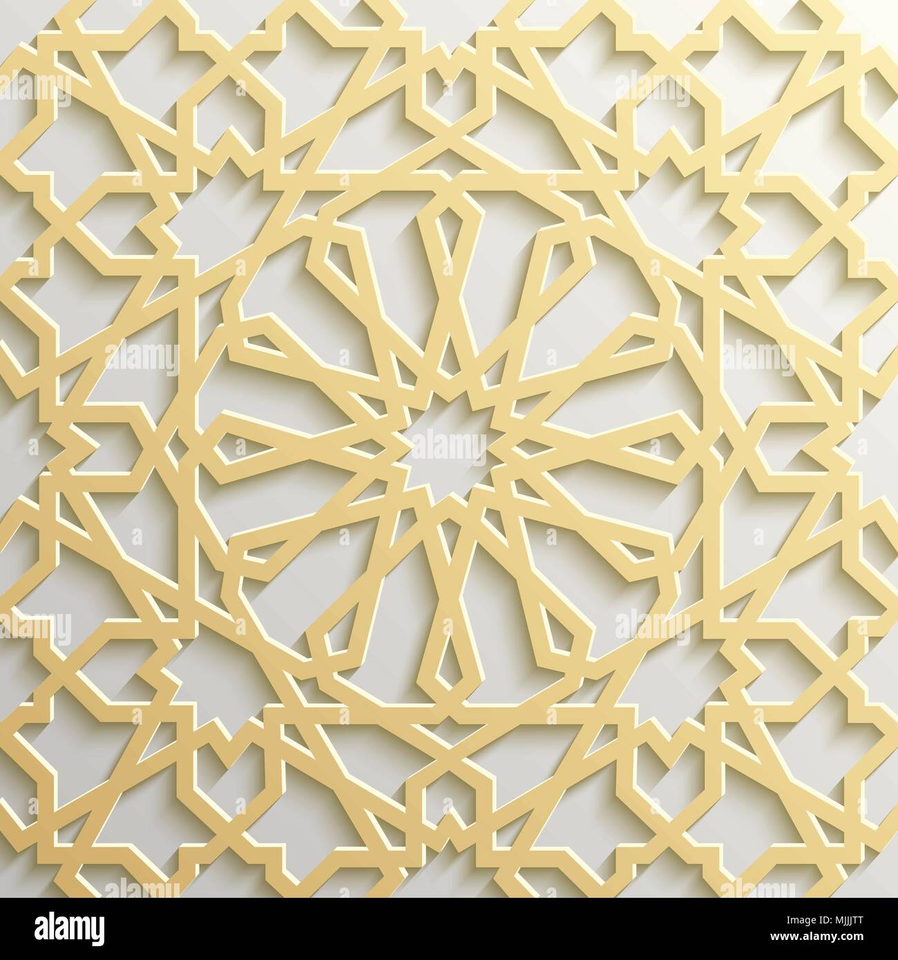 Seamless islamic pattern 3d . Traditional Arabic design element Stock ...