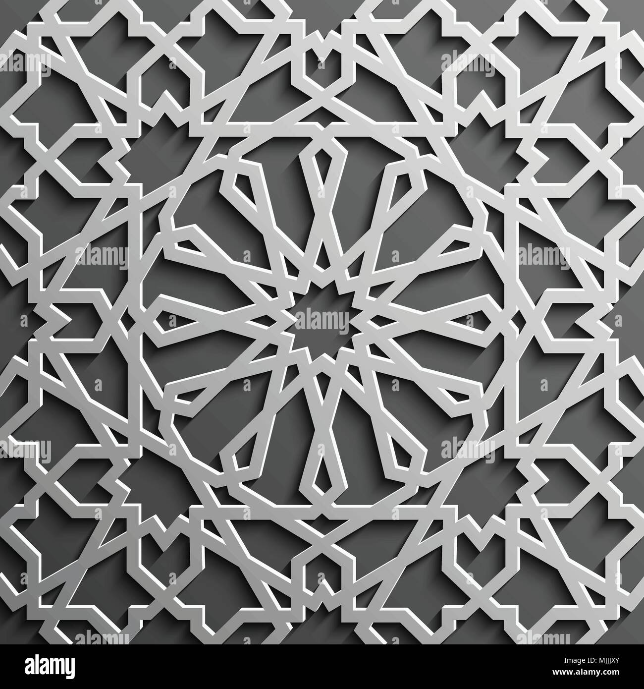 Seamless islamic pattern 3d . Traditional Arabic design element Stock ...