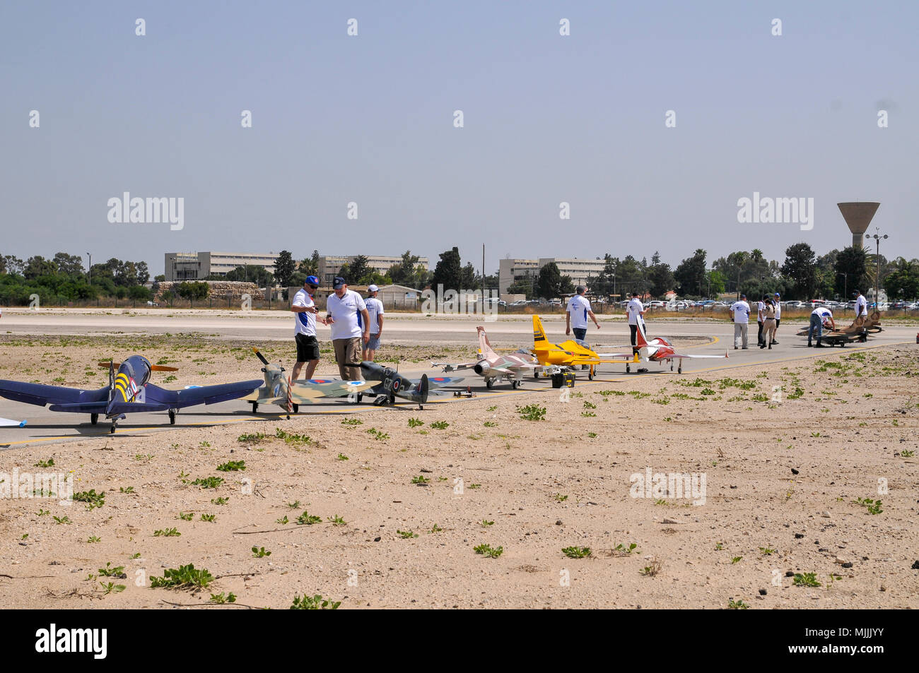 Radio controlled model aircraft demonstration at the IAF Air Show ...