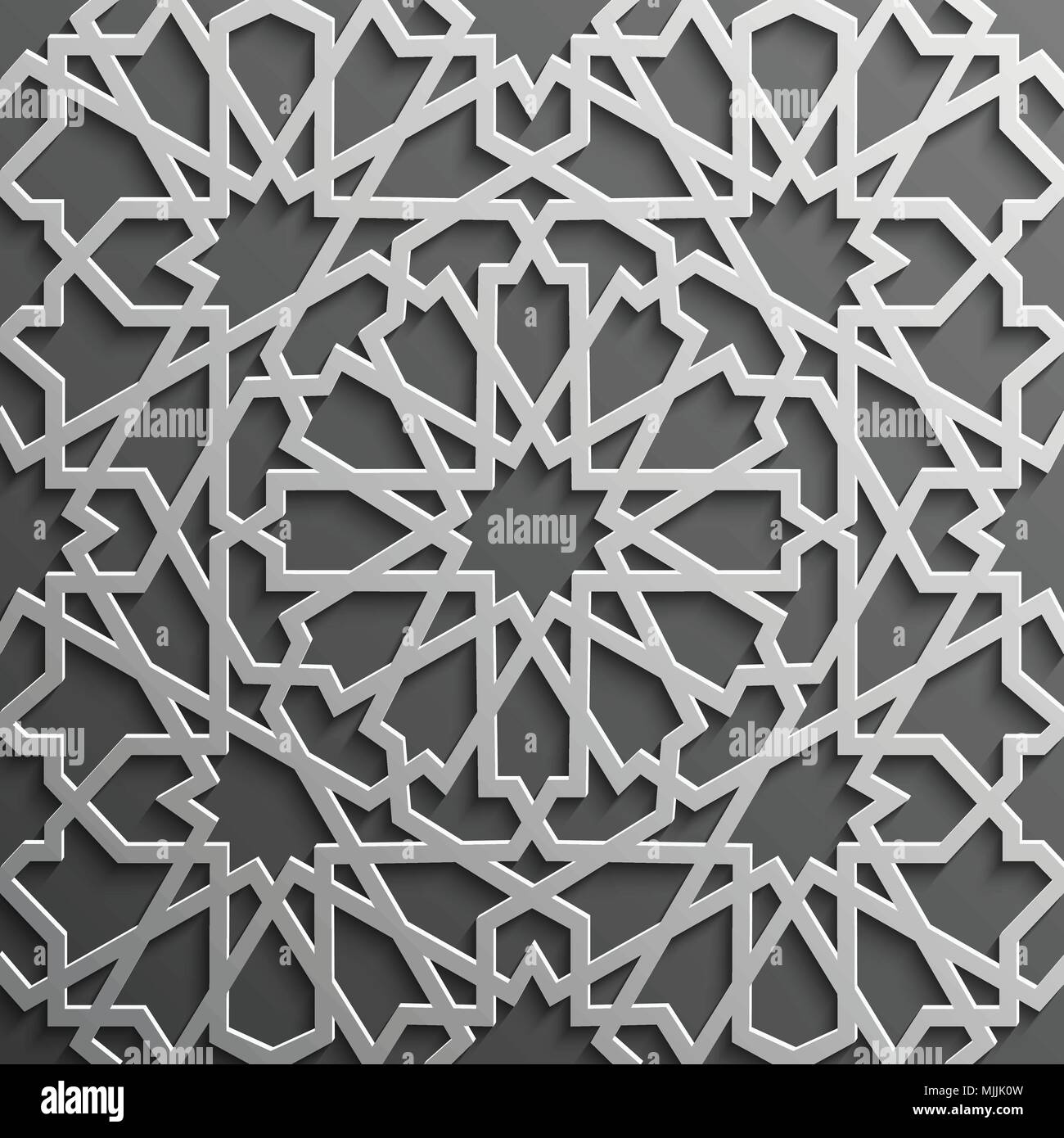 Seamless islamic pattern 3d . Traditional Arabic design element Stock ...