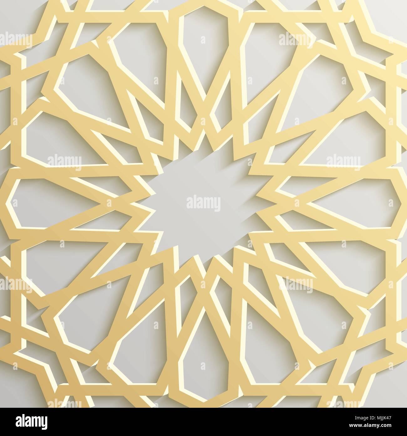 Seamless islamic pattern 3d . Traditional Arabic design element Stock ...